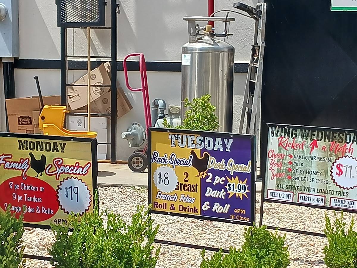 Menu at Southern Chicks Cafe & Daiquiris, New Roads