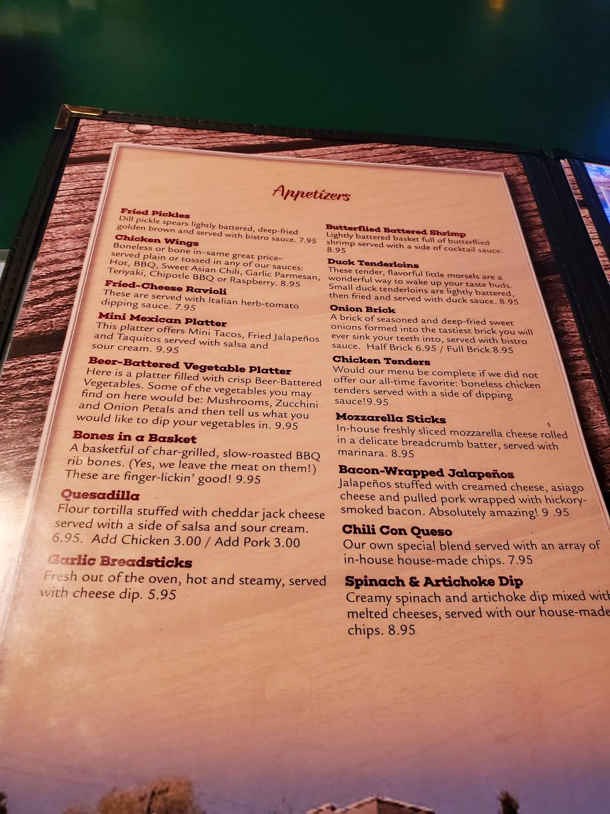 Menu at Sportsmens Great Northern Grill pub & bar, Clarkston