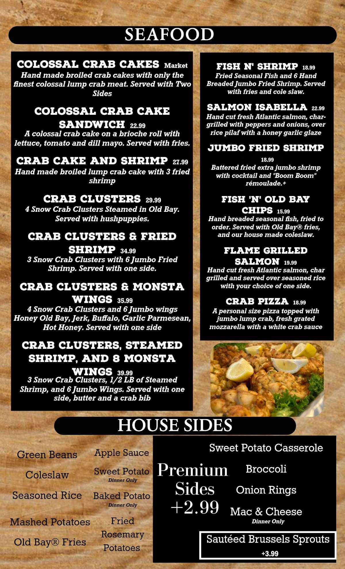 Menu at JoJo's Family Restaurant, Salisbury