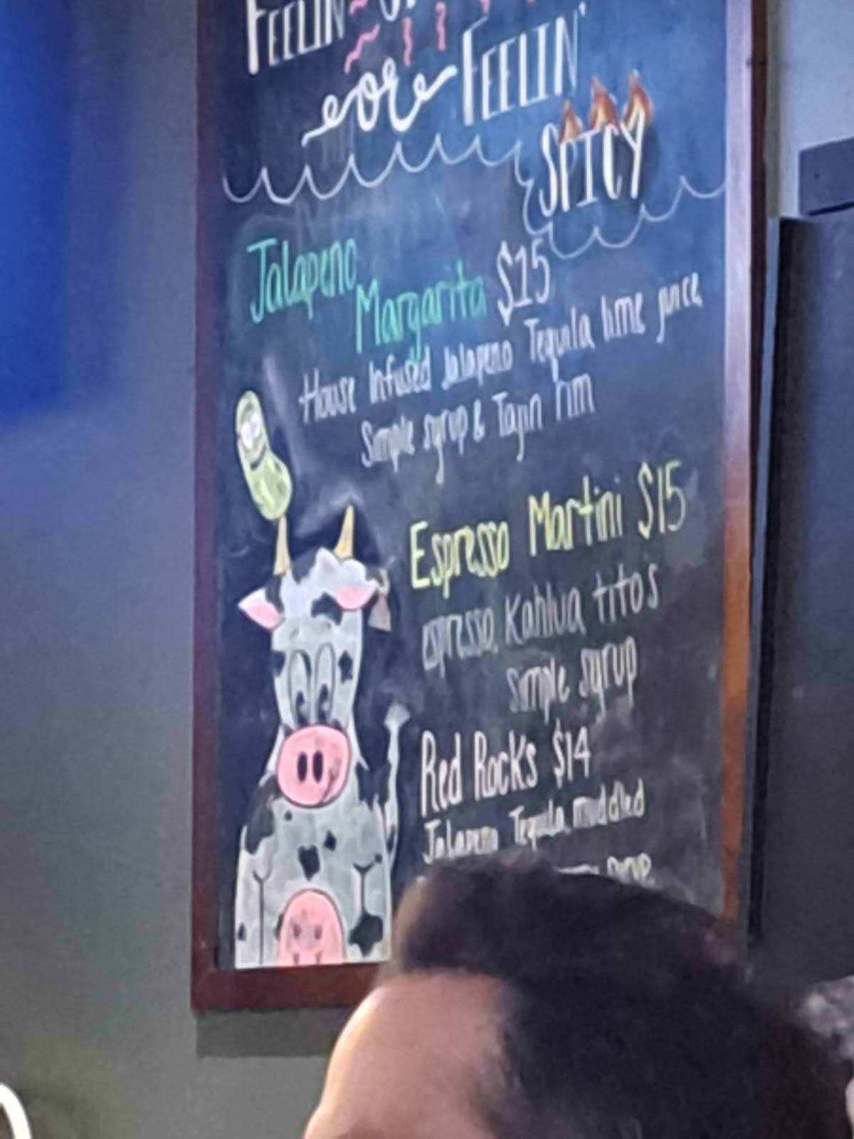 Menu at Spotted Cow Steakhouse, Winston-Salem