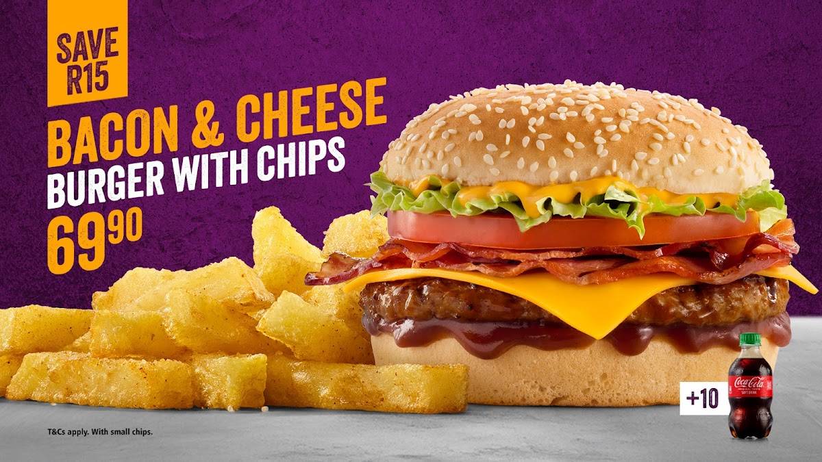 Menu at Steers restaurant, Fochville, Shop 10