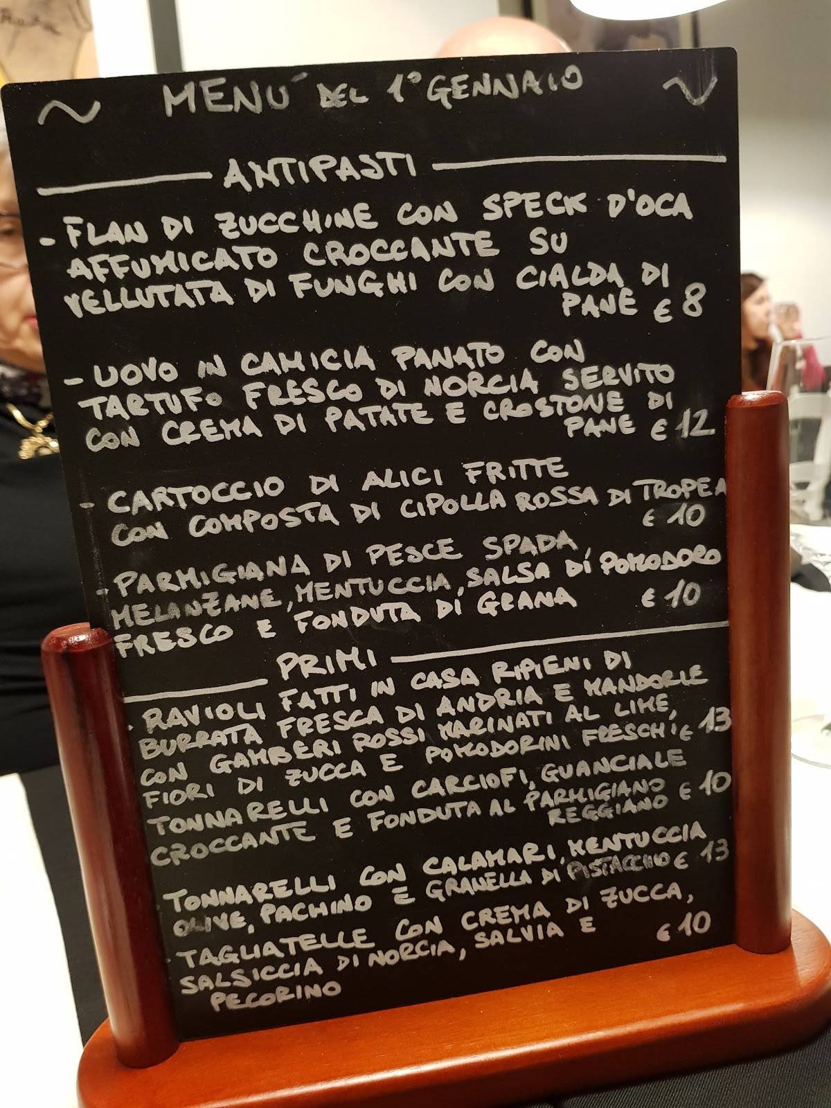 Menu da Stile Osteria ristorante, Roma