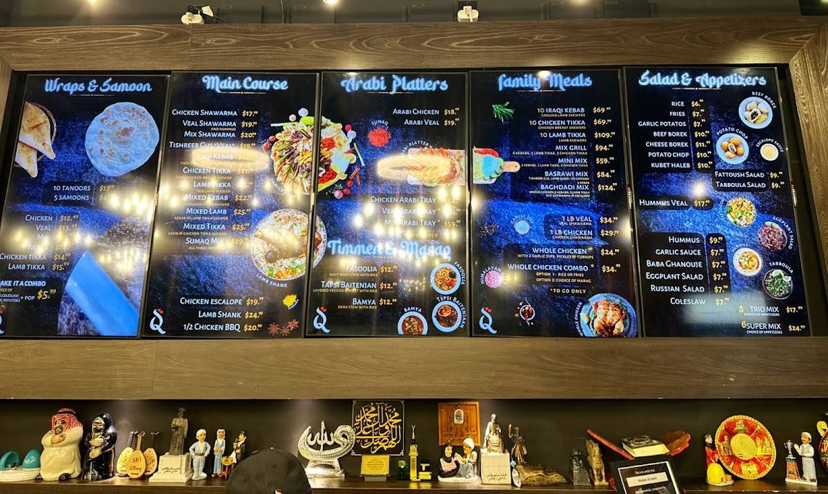 Menu at Sumaq Iraqi Charcoal Grill - Mississauga Order Online ...