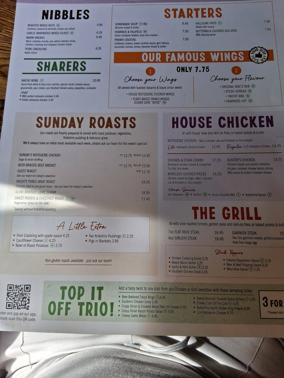 Menu at Sun pub & bar, Hoddesdon, Amwell Street