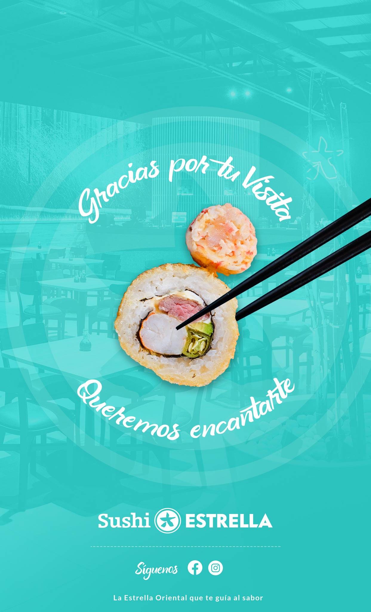 Carta del restaurante Sushi Estrella, Reynosa