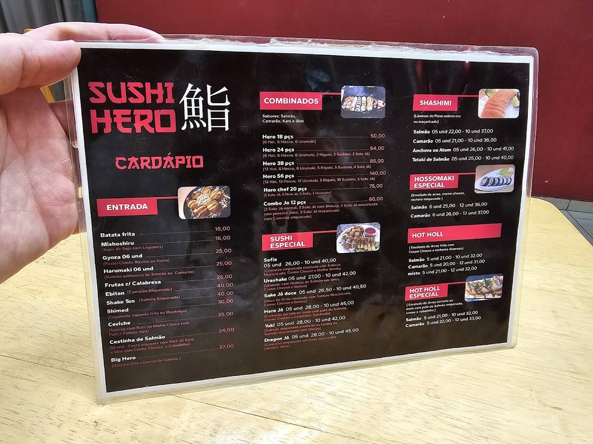 Menu em Sushi Hero restaurante, Macapá