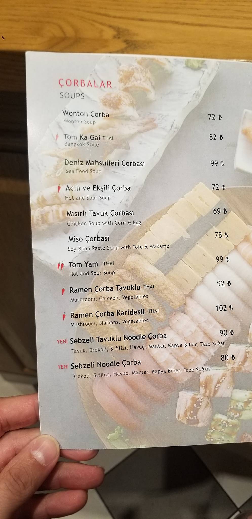 Menu at Sushi İnn Beylikdüzü, Büyükçekmece, Kalekent sitesi