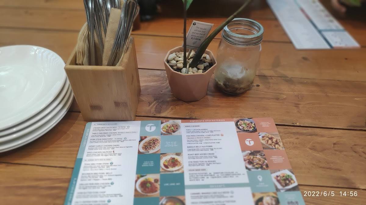Menu at Tablo Kitchen x Cafe South Las Piñas, Las Pinas