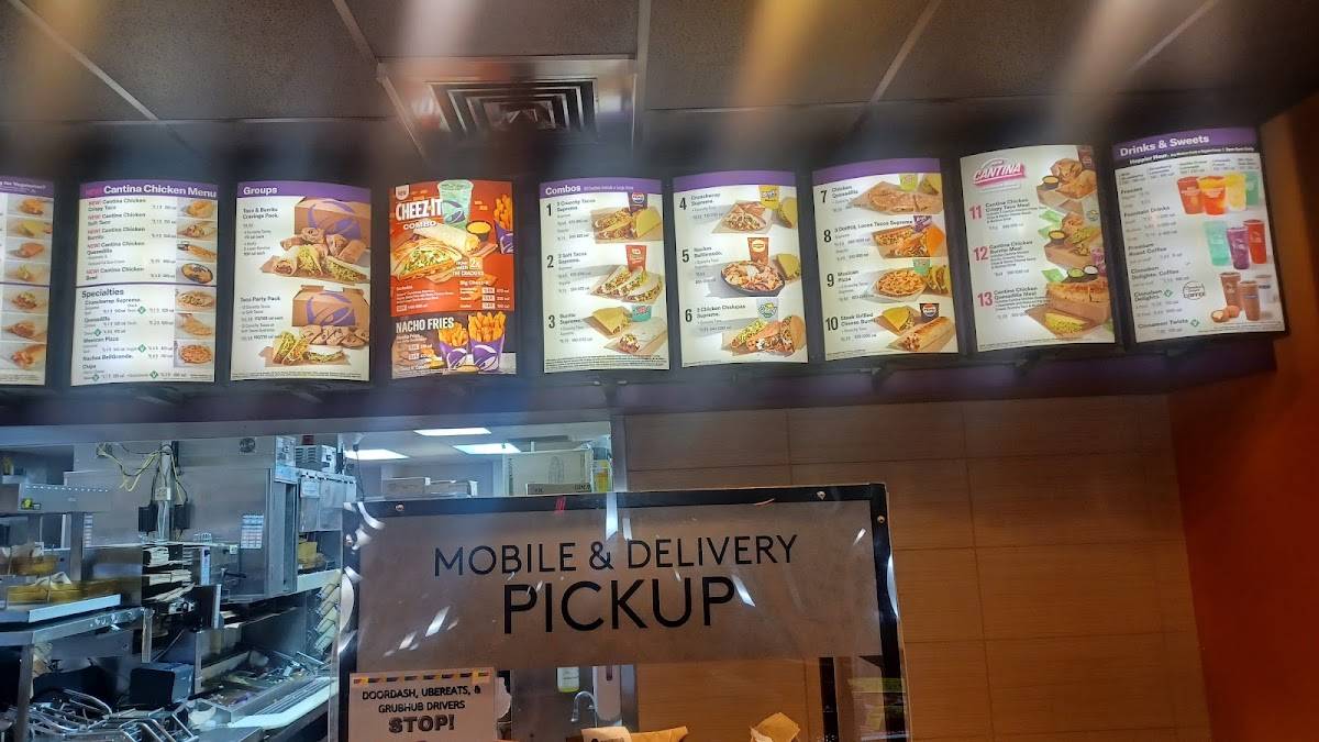 Carta de comida rápida Taco Bell, Mount Ephraim, 710 N Black Horse Pike