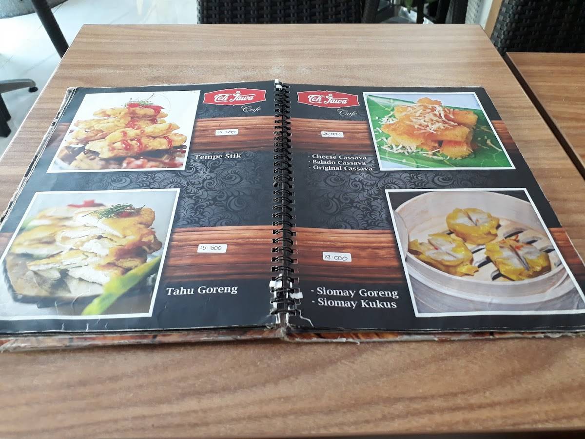 Menu at Teh Jawa Cafe Gramedia Pandanaran, Semarang