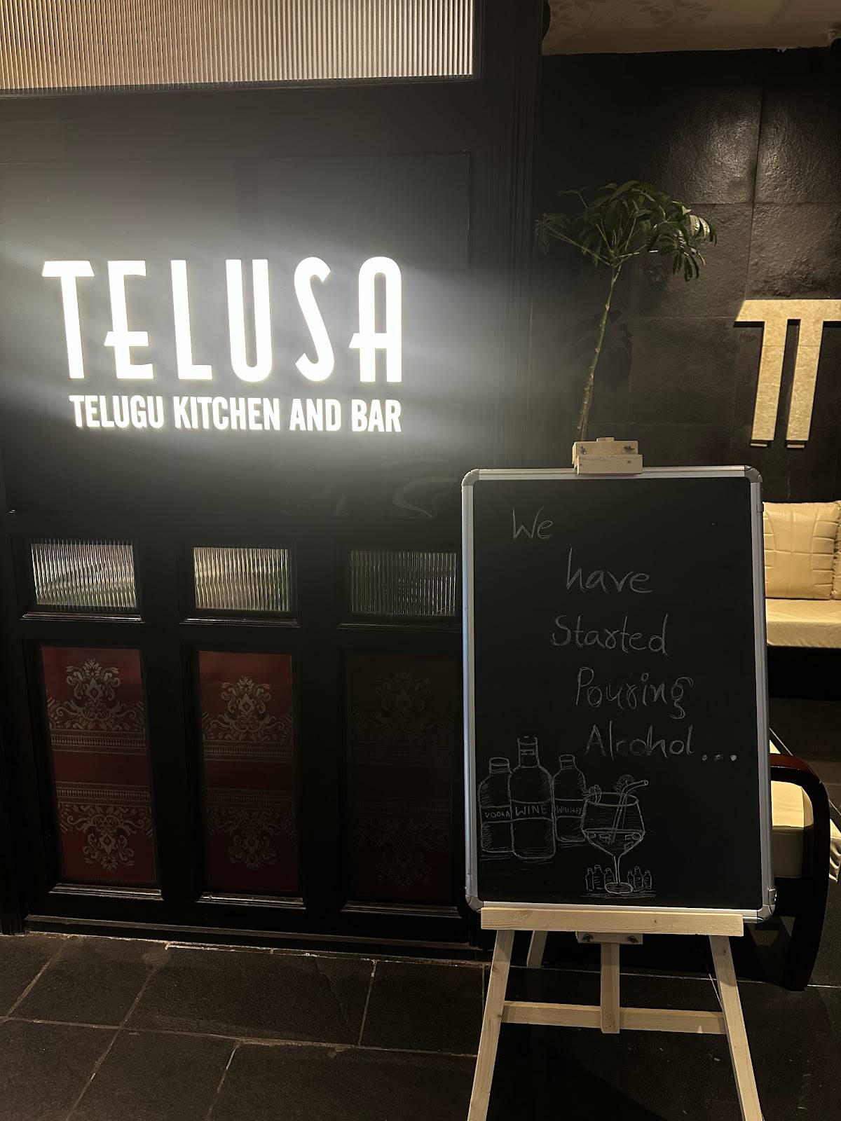 Menu at Telusa Telugu Kitchen and Bar, Hyderabad
