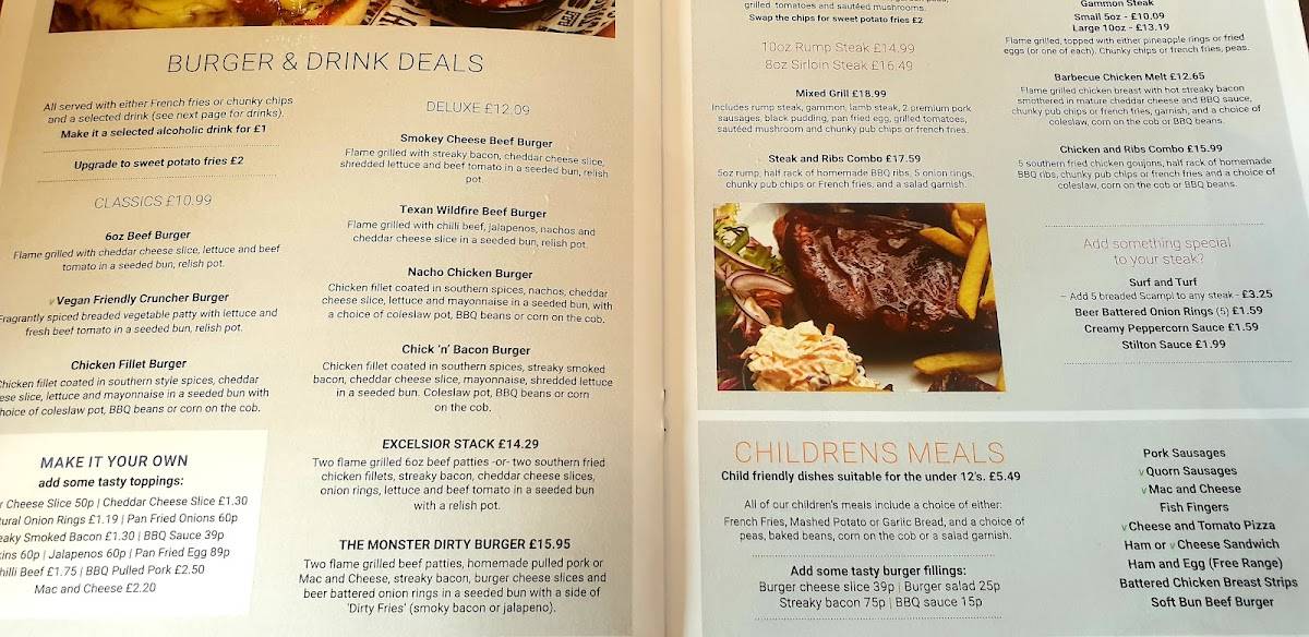 Menu at The Apollo pub & bar, Bridlington