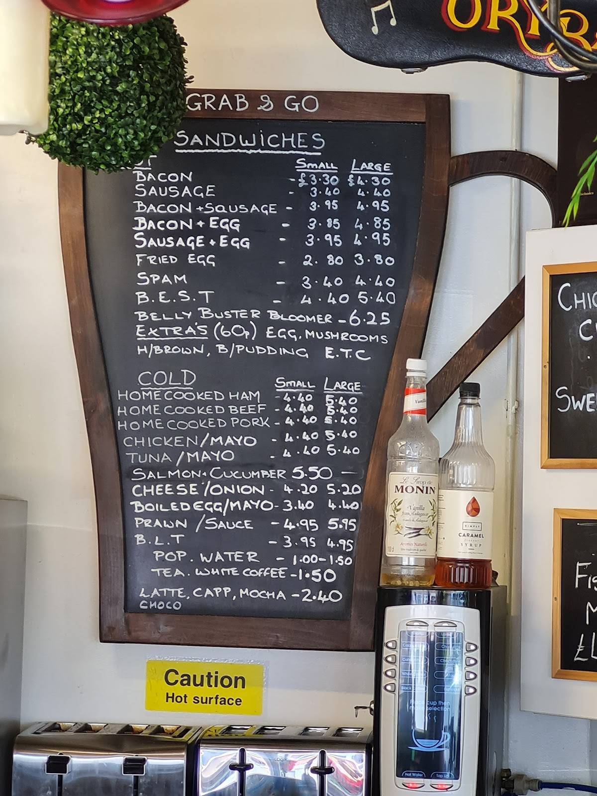 Menu at The Arkle Cafe, Doncaster