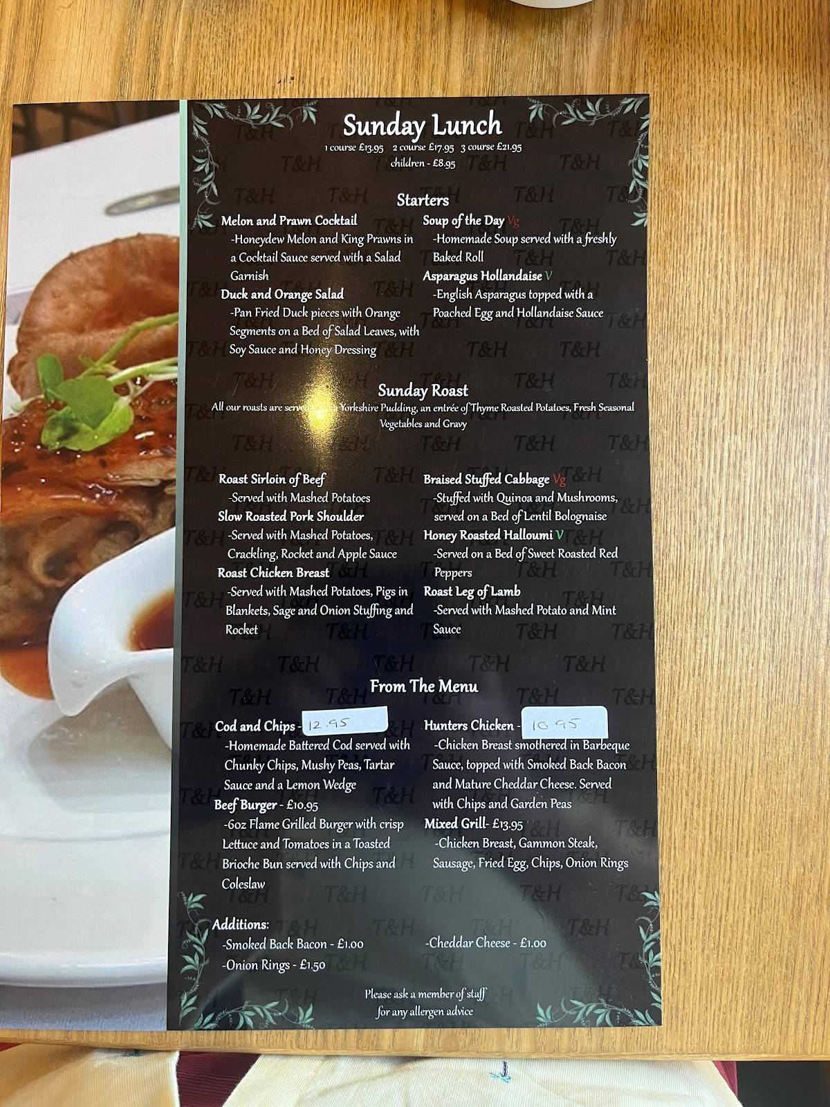 Menu at The Barn Cafe, Great Bentley, St Mary's Rd