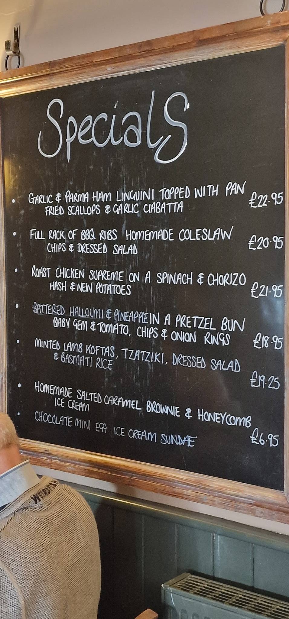 Menu at The Bell pub & bar, Eckington