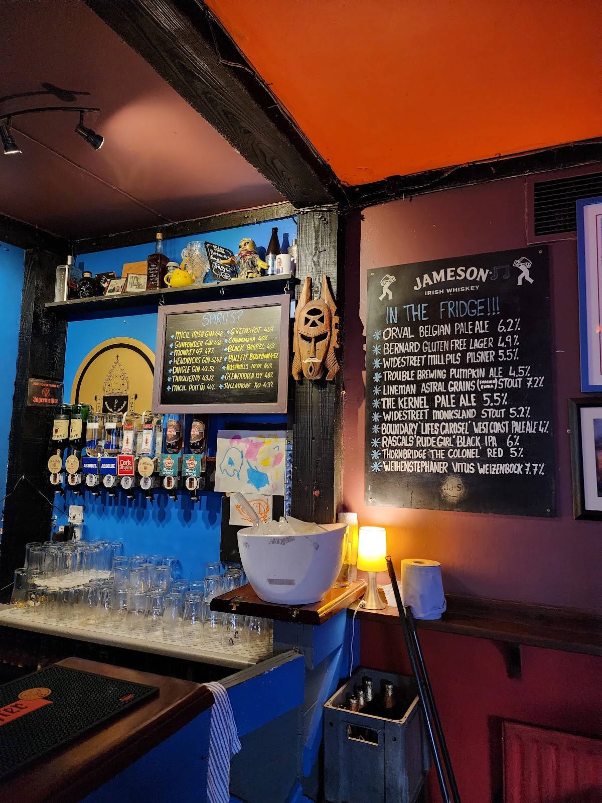 Menu at The Blue Note pub & bar, Galway