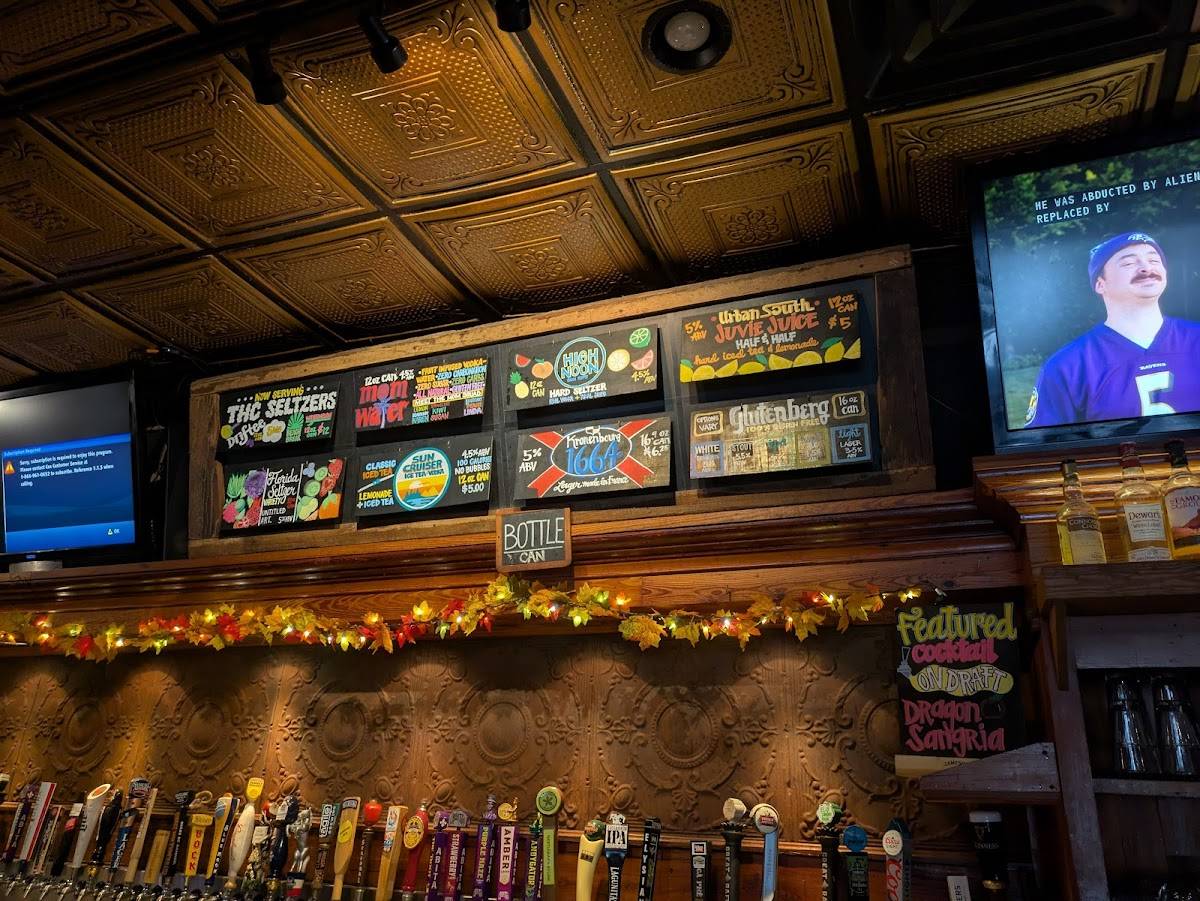 Menu at The Bulldog, Baton Rouge pub & bar, Baton Rouge