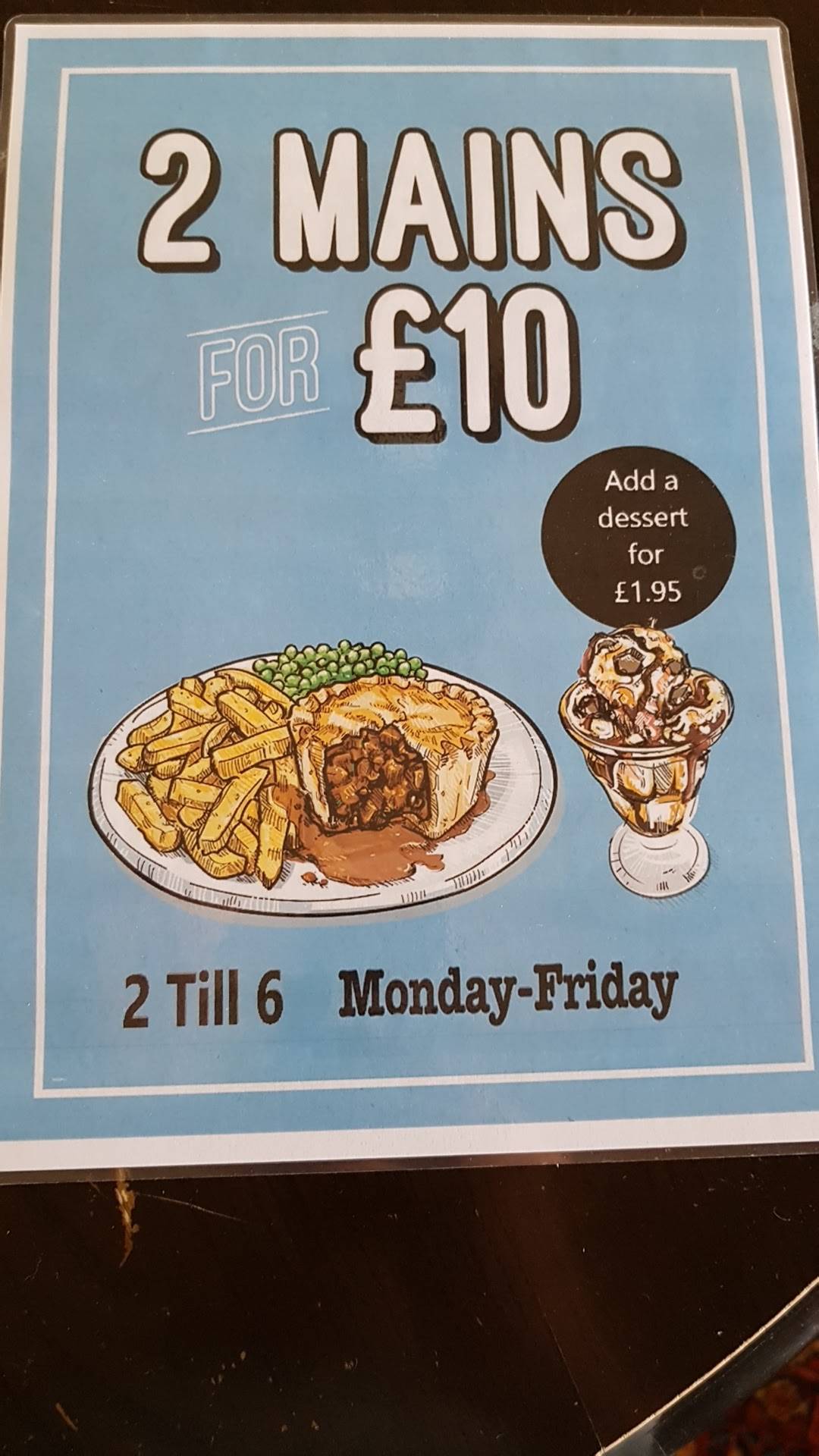 Menu at The Clifton at Warton restaurant, Freckleton