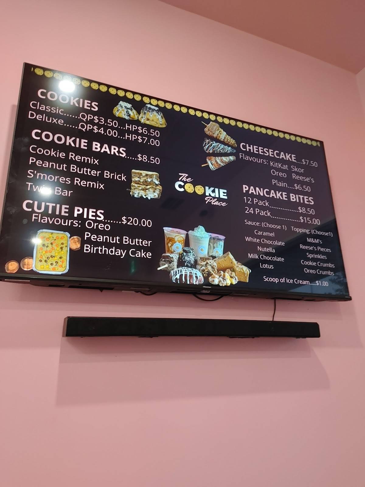 Menu au The Cookie Place, London
