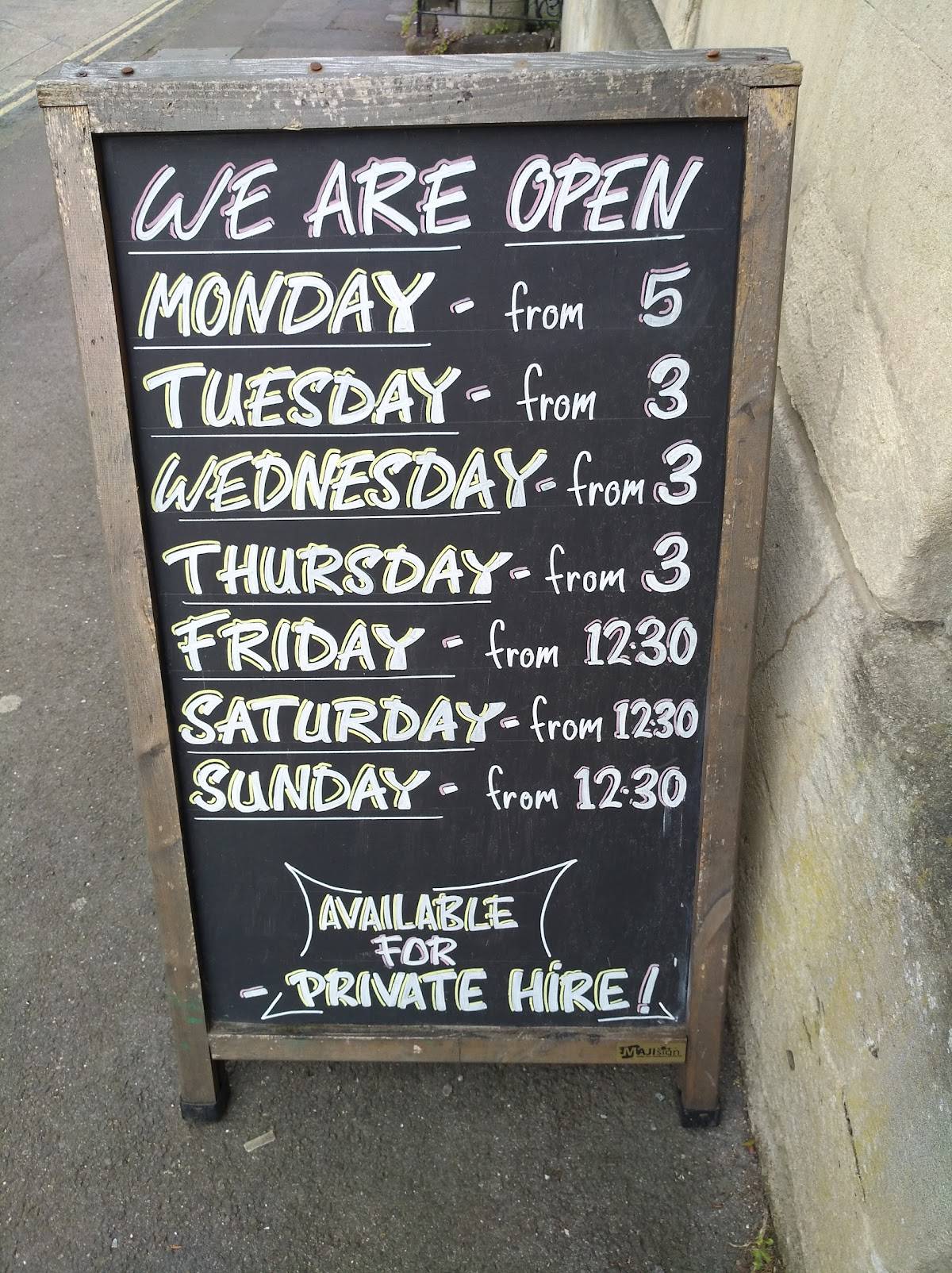 Menu at The Devonshire Arms pub & bar, Bath