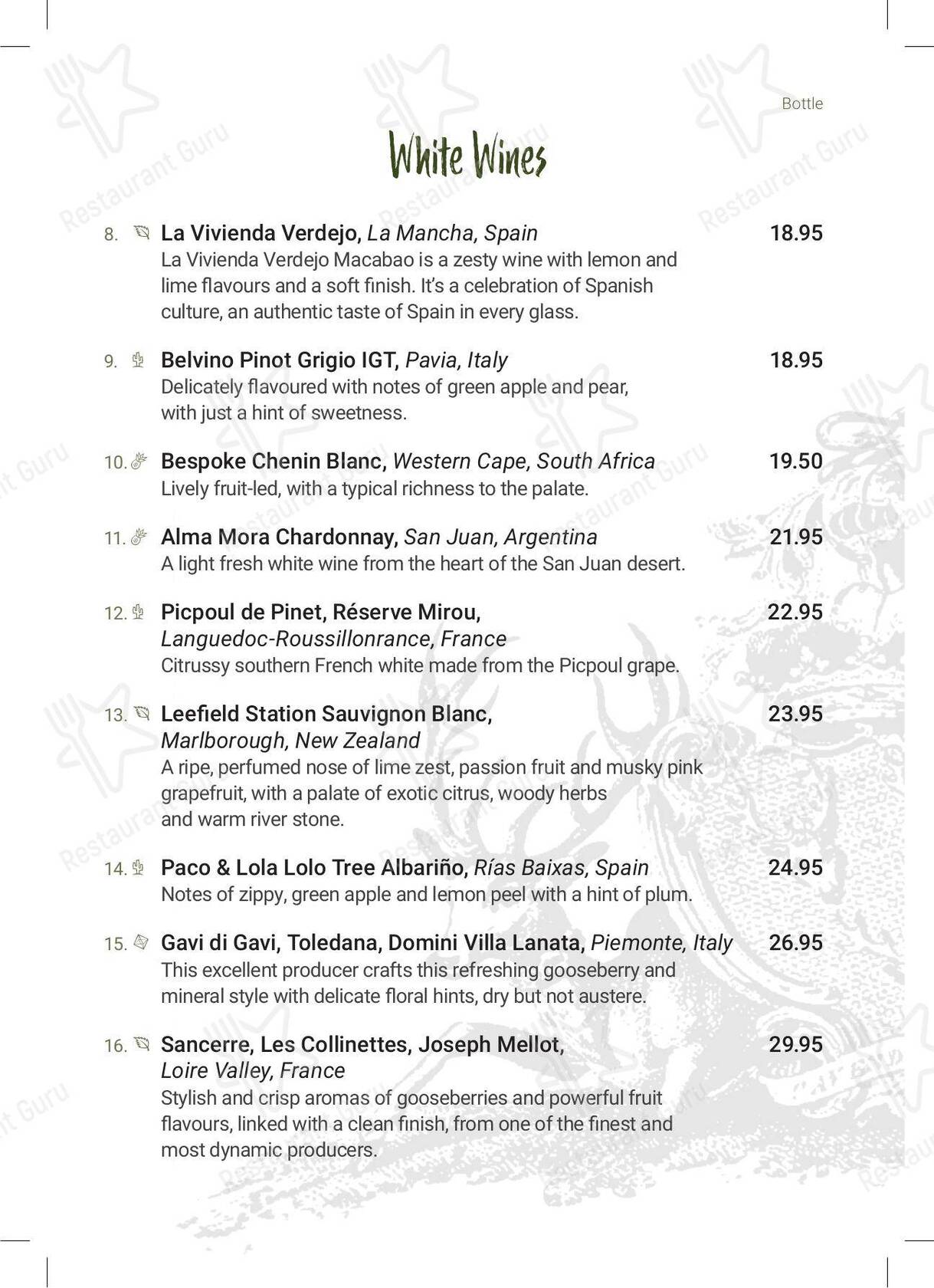 Menu at The Devonshire pub & bar, Nether Langwith, Rectory Rd
