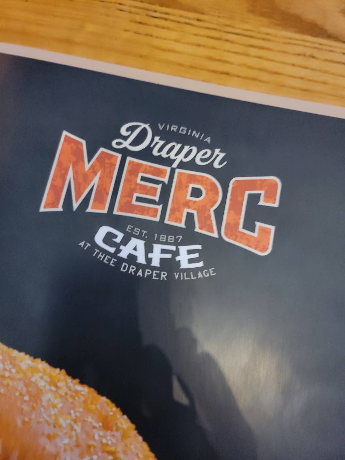 Menu at The Draper Mercantile and Trading Company cafe, Draper