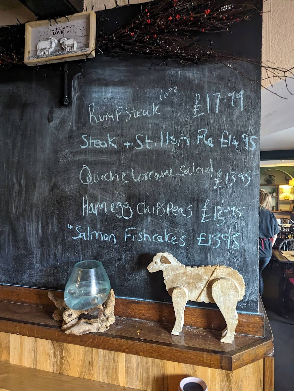 Menu at The Fleece Inn Burgh Le Marsh pub & bar, Burgh le Marsh
