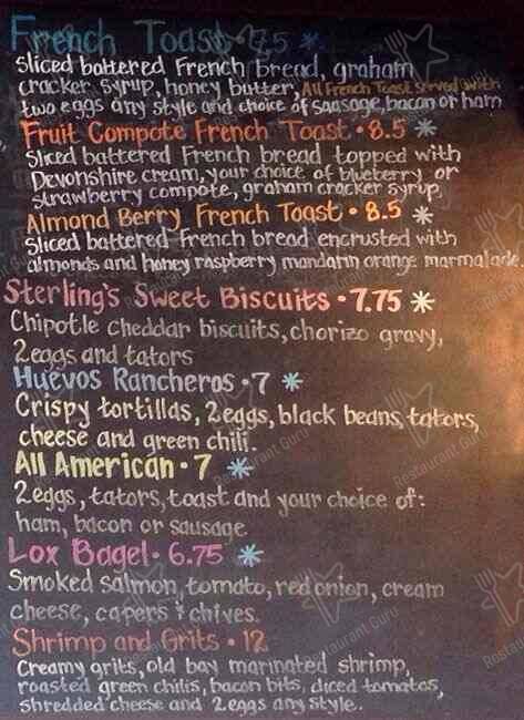 Menu at The French Press - Belmar cafe, Lakewood, W Alaska Dr