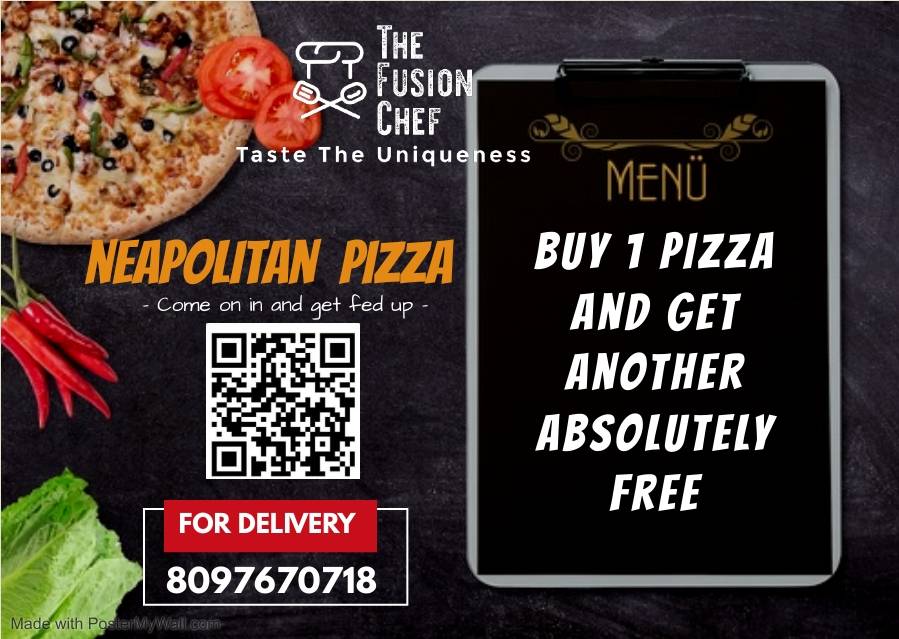 Menu at The Fusion Chef, Mumbai