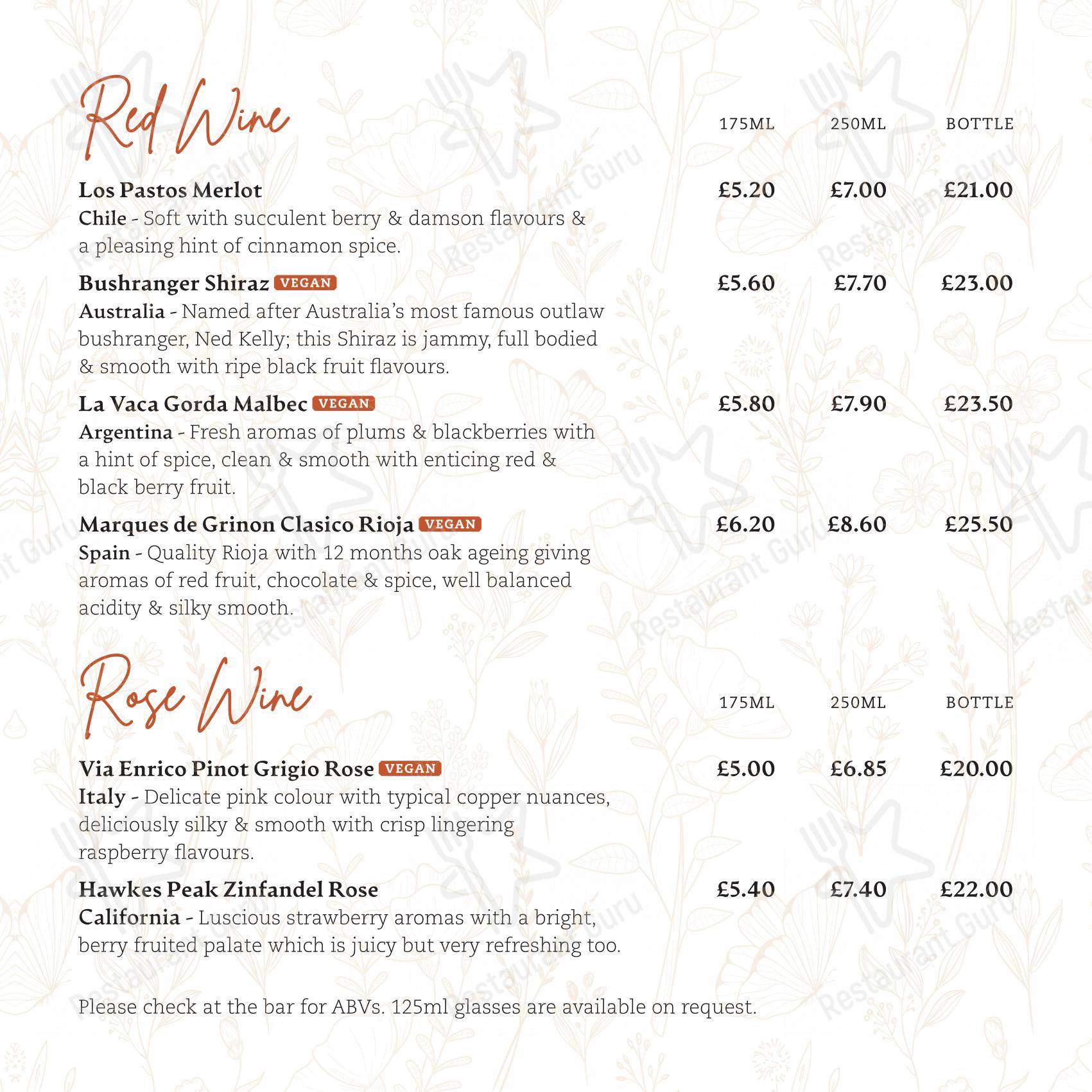 Menu at The Galloping Horse pub & bar, Workington