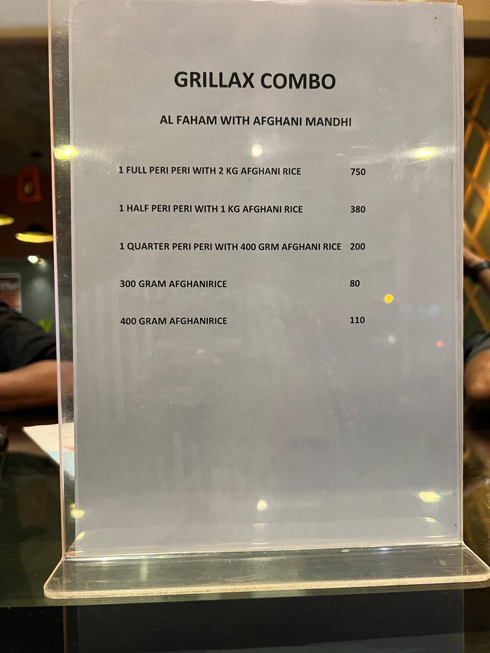 Menu at The Grillax Ramanattukara, Ramanattukara