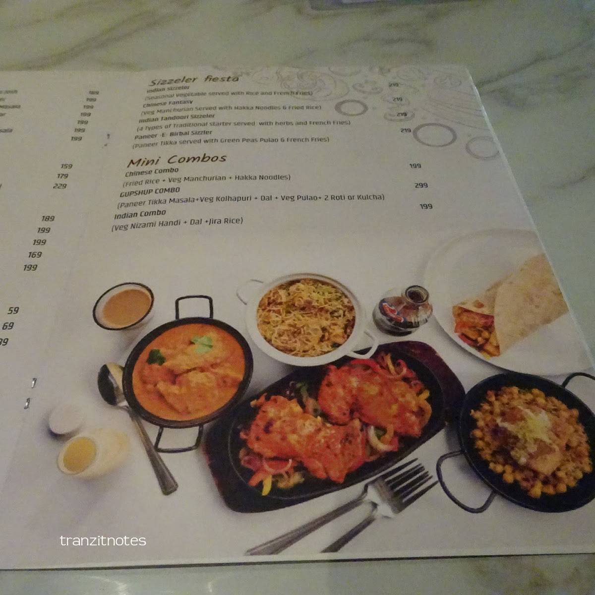 Menu at The Gupshup Restaurant, Gondia