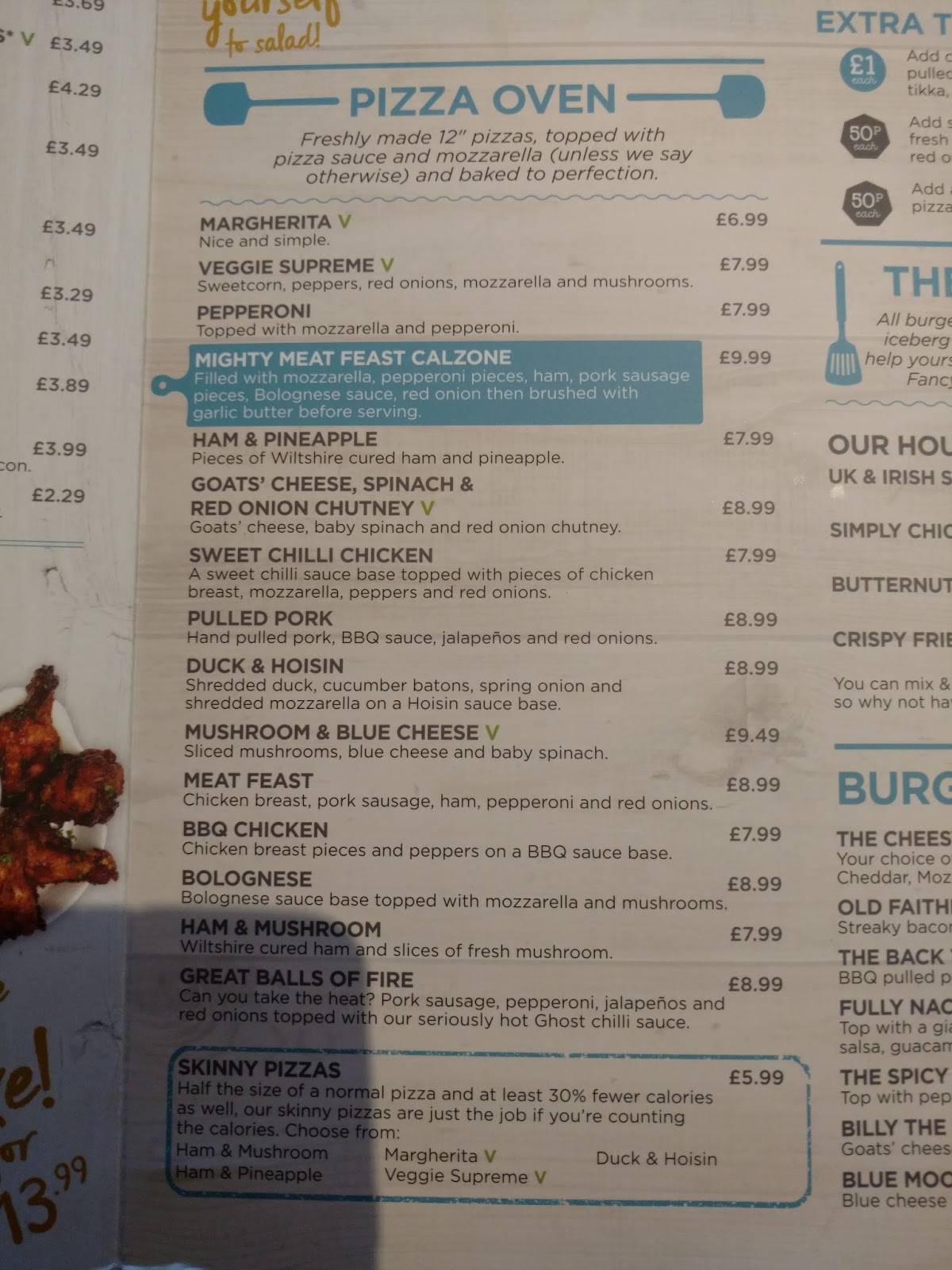 Menu at The Haywain pub & bar, Copythorne