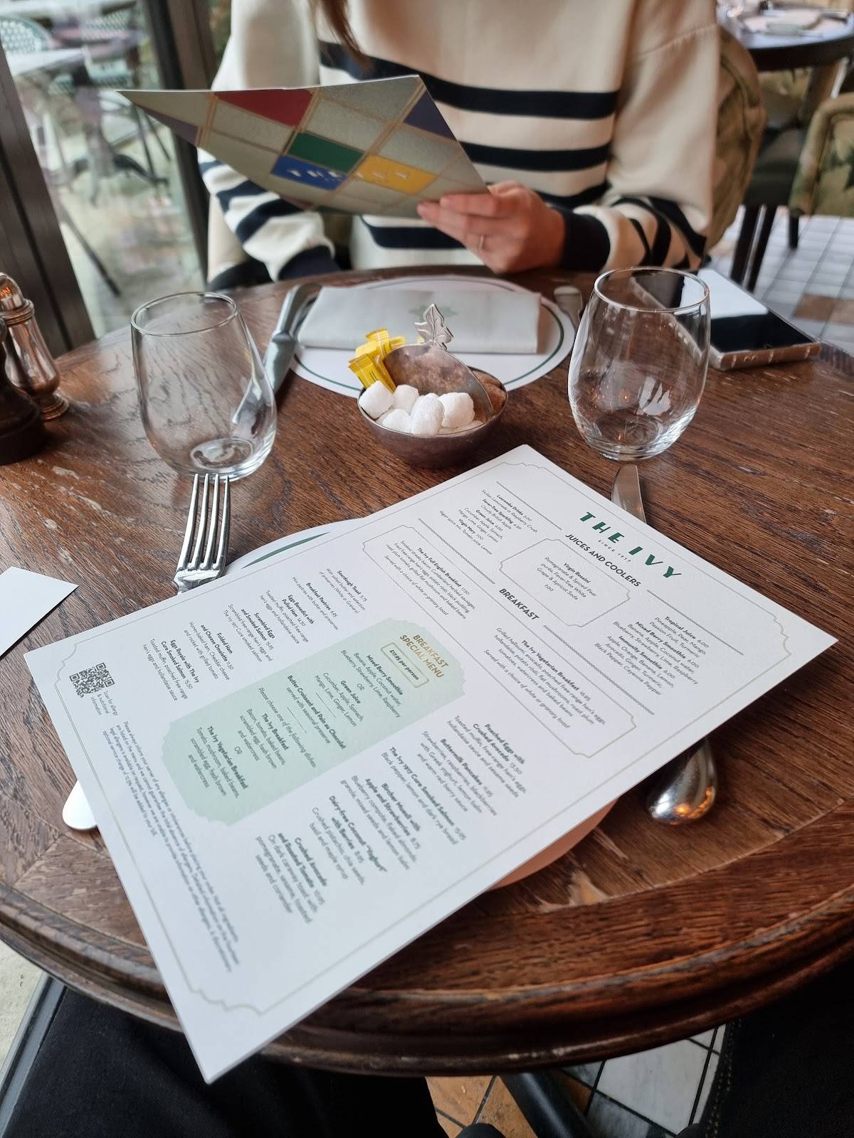 Menu at The Ivy Castle View restaurant, Guildford