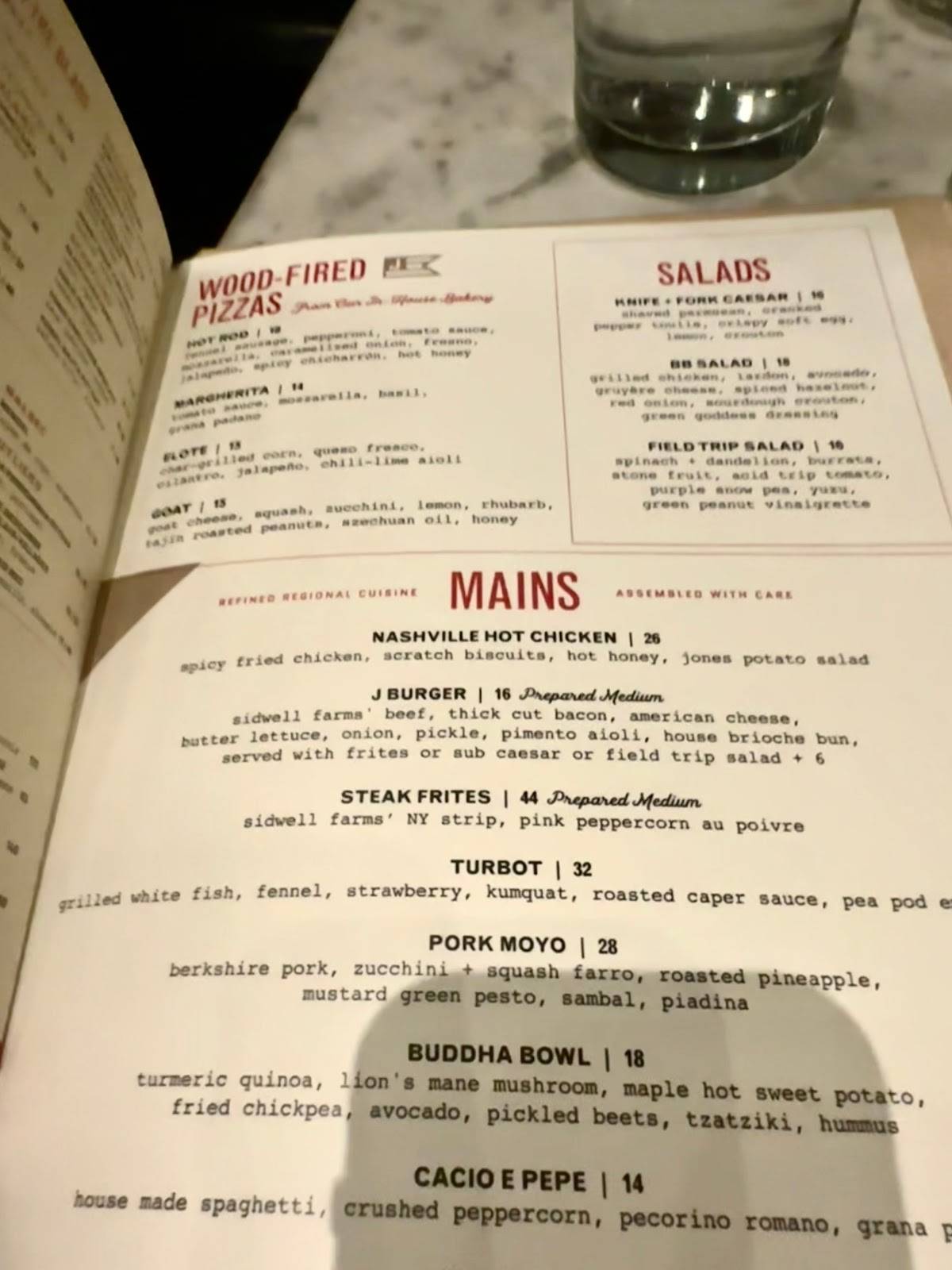 Menu at The Jones Assembly pub & bar, Oklahoma City