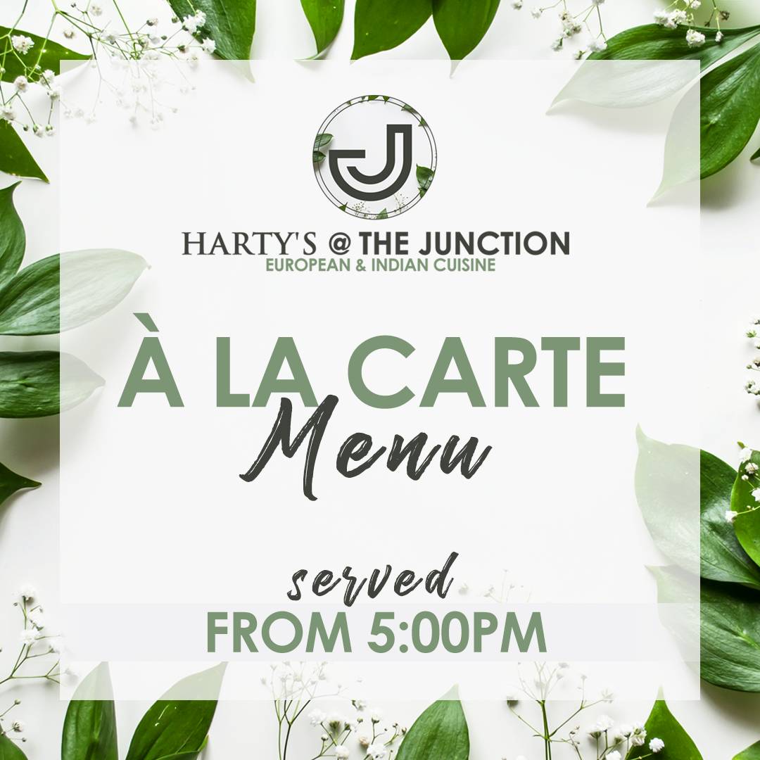 Menu at The Junction restaurant, Coatbridge