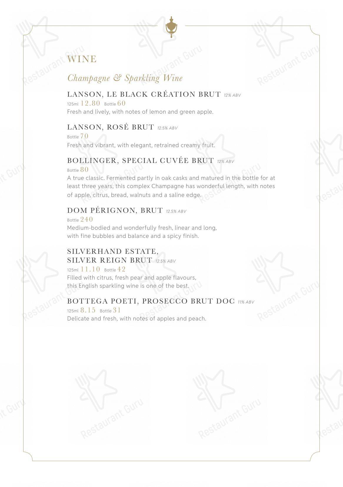 Menu at The Leopard - Bishop's Tachbrook pub & bar, Royal Leamington Spa