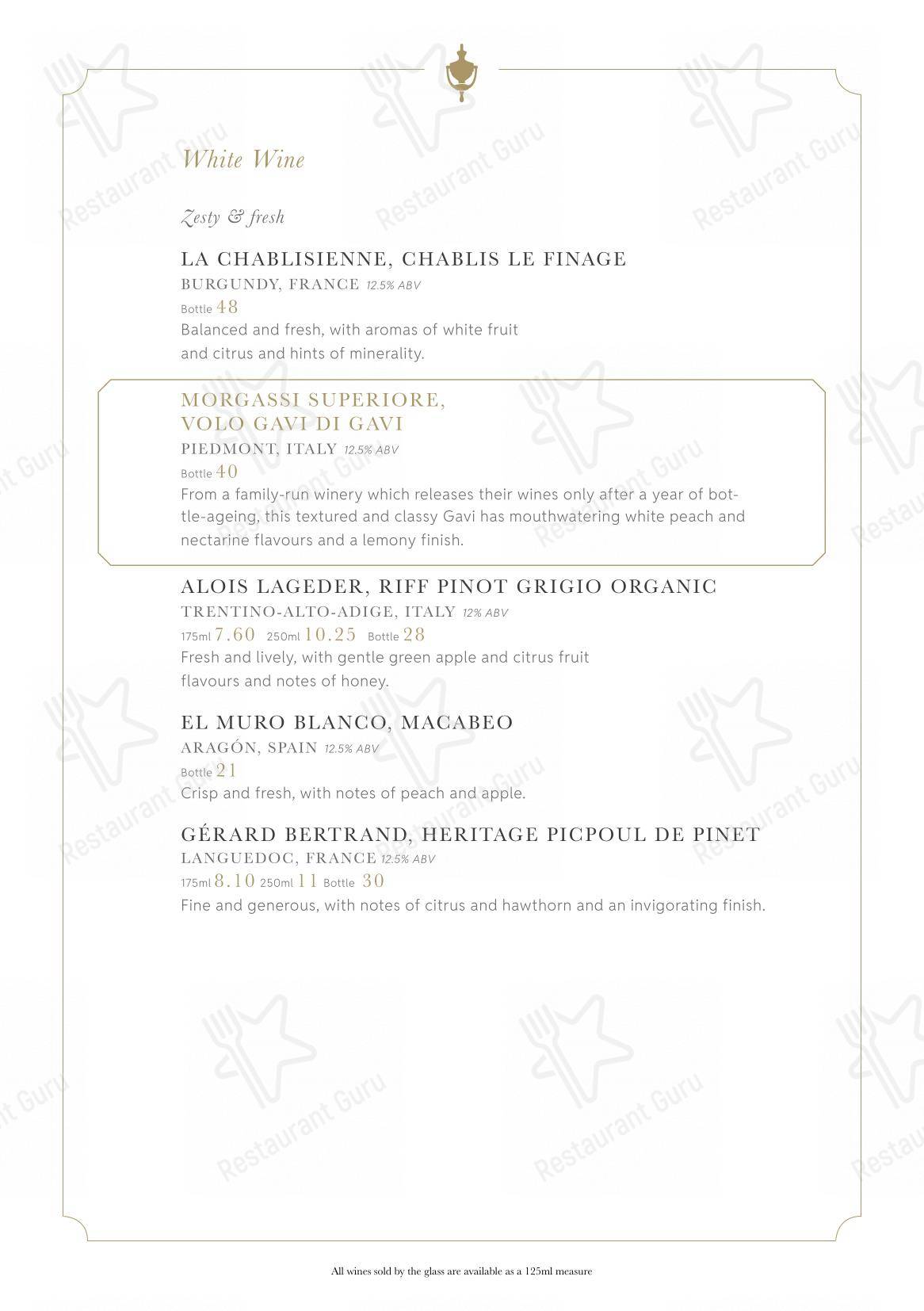 Menu at The Leopard - Bishop's Tachbrook pub & bar, Royal Leamington Spa