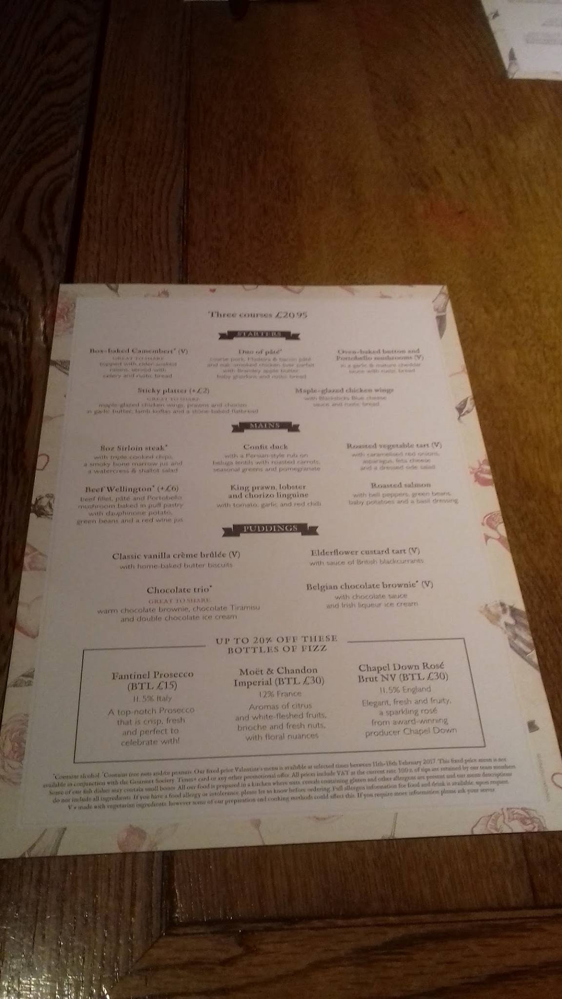 Menu at The Otter pub & bar, Kegworth