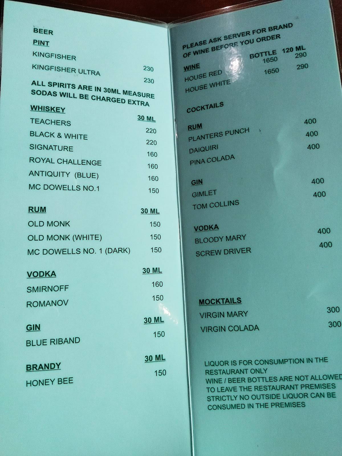 Menu at The Place Touche the Sizzler, Pune, 7