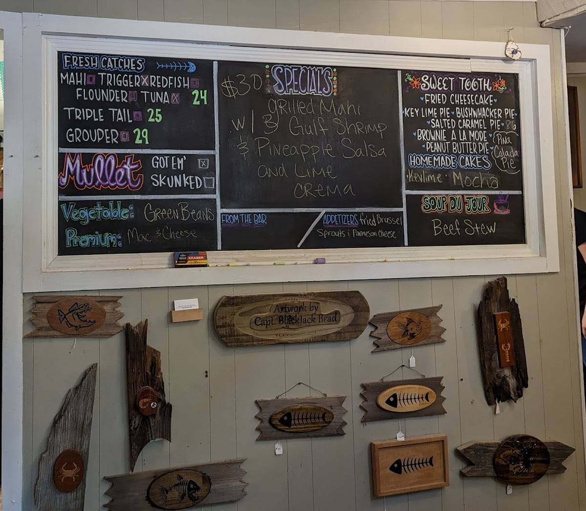 Menu at The Point Restaurant, Perdido Key
