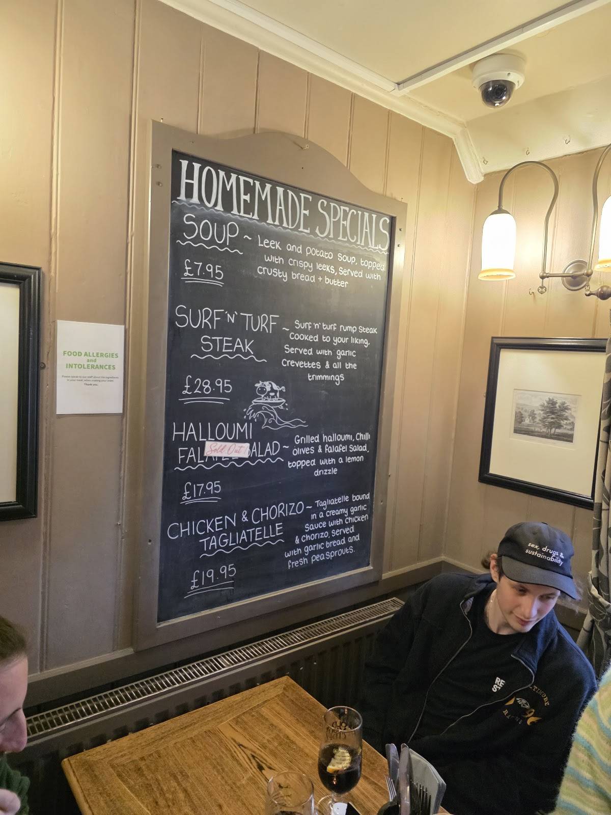 Menu at The Pointer Inn pub & bar, Sandown, High St