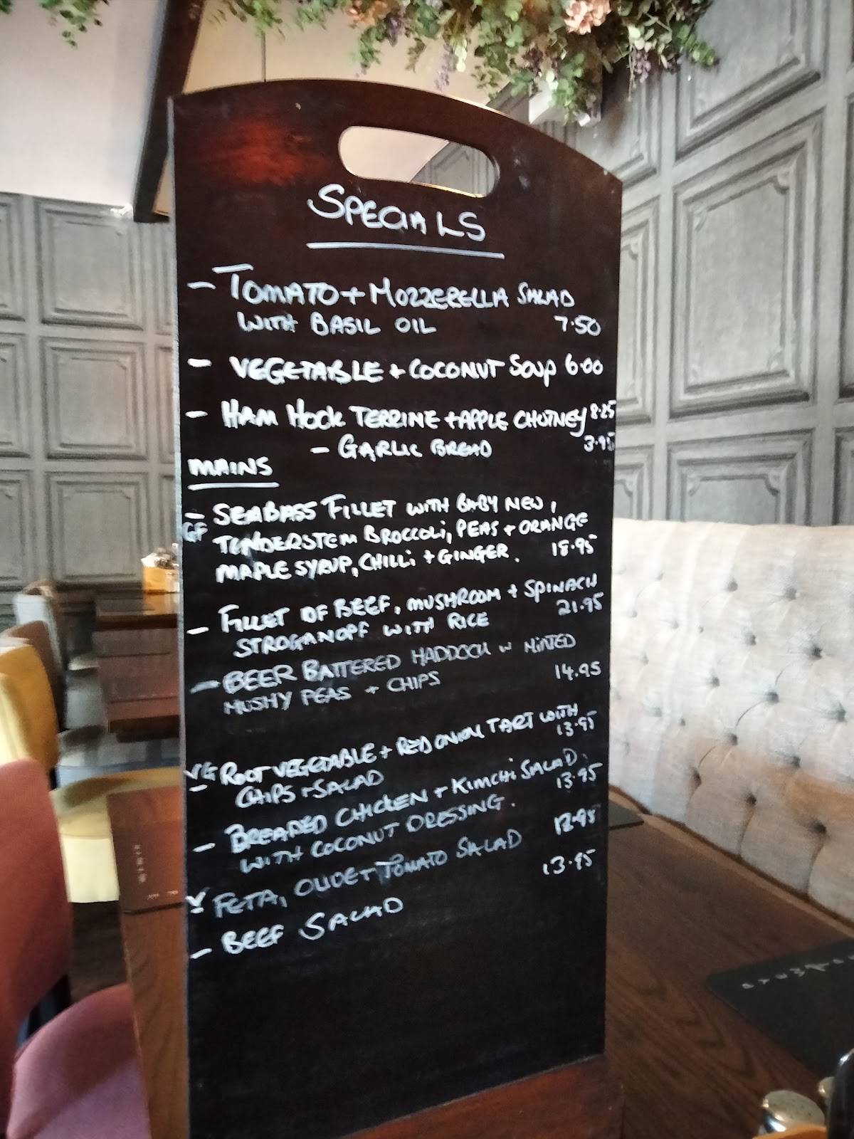 Menu at The Pyewipe Inn pub & bar, Lincoln