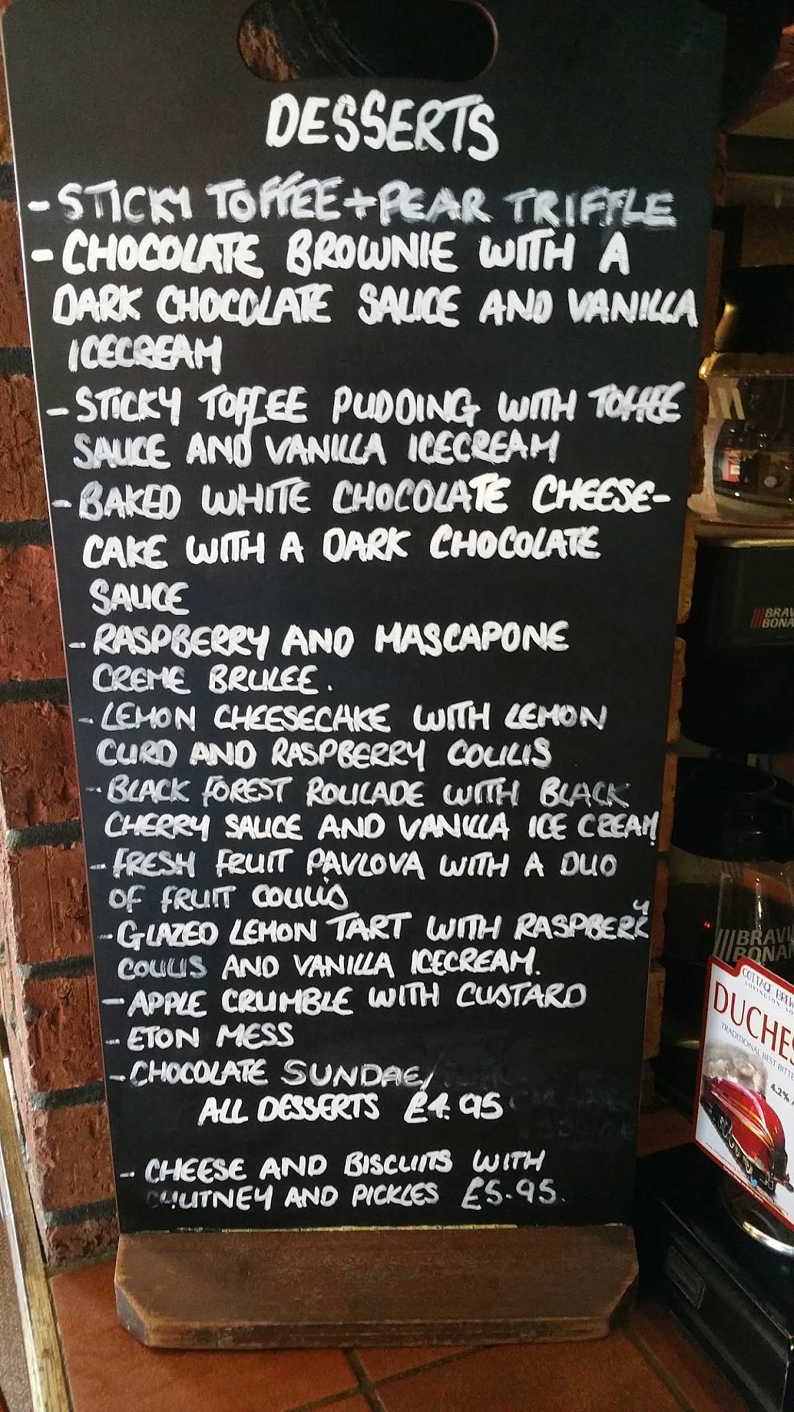 Menu at The Pyewipe Inn pub & bar, Lincoln