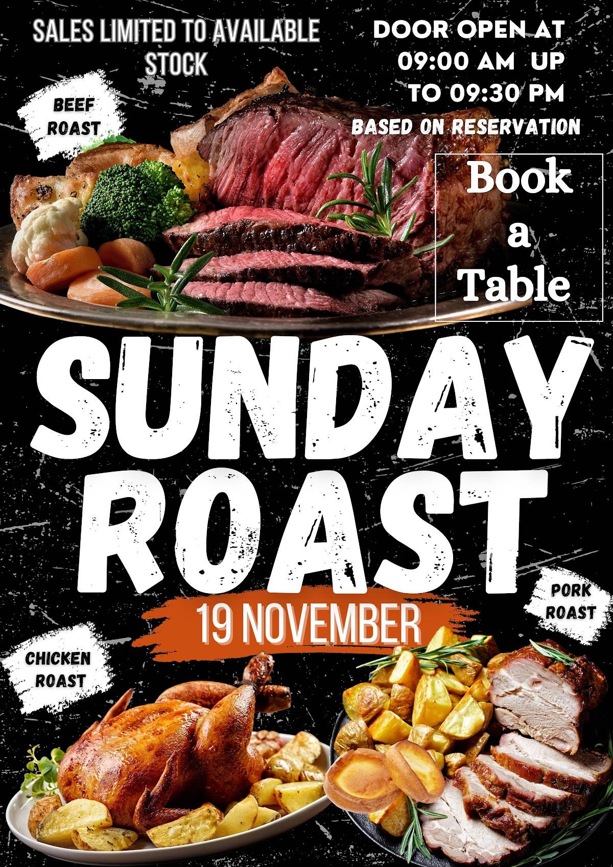 Menu at The Rabbit restaurant, London