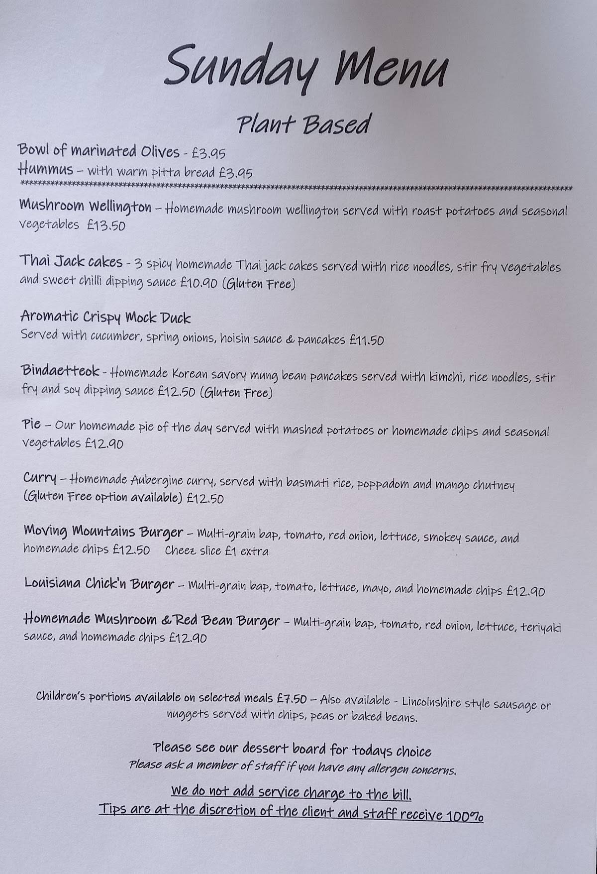 Menu at The Red Lion, Deddington pub & bar, Adderbury, Market Pl