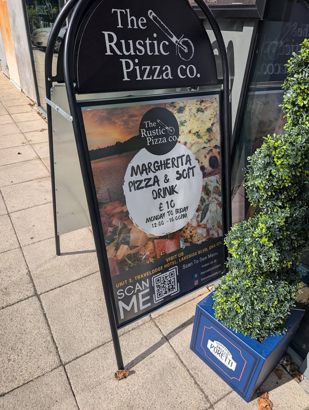 Menu at The Rustic Pizza Co restaurant, Doncaster, Unit 3 Lakeside Blvd