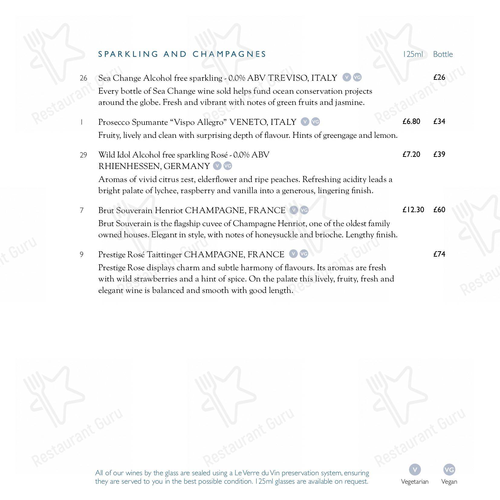 Menu at The Ship at Dunwich pub & bar, Dunwich