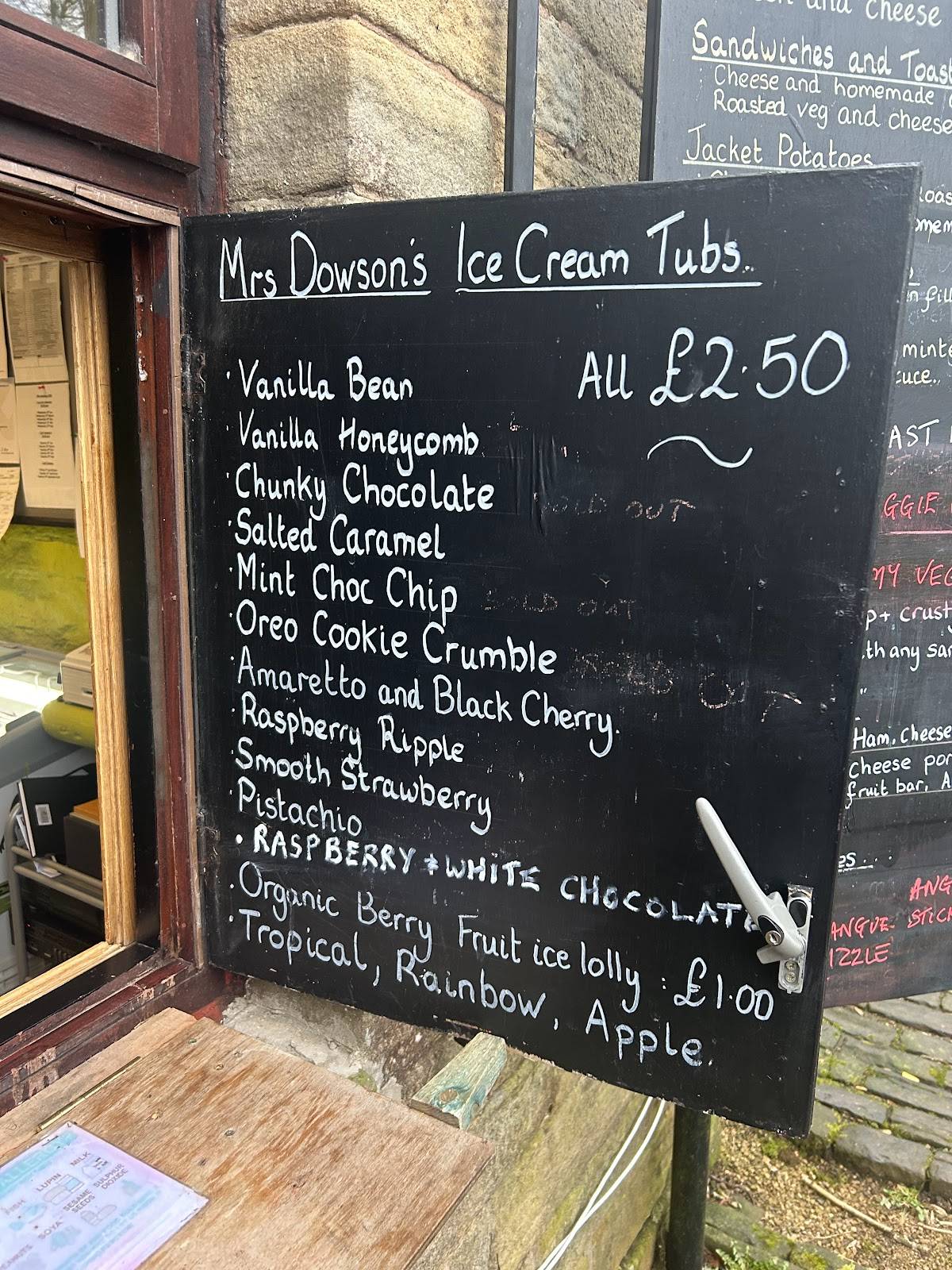 Menu at The Stables Café cafe, Bacup