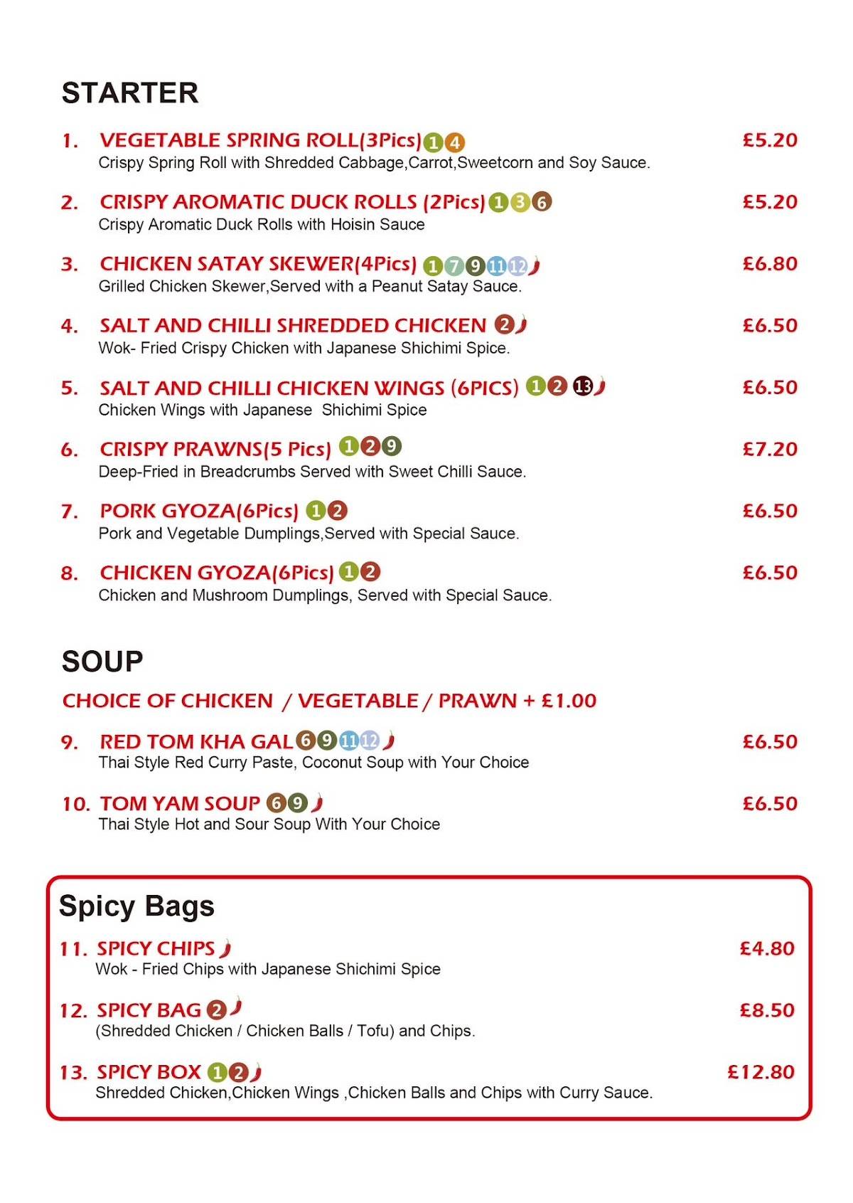 Menu at Tik Ka Upminster restaurant, Upminster